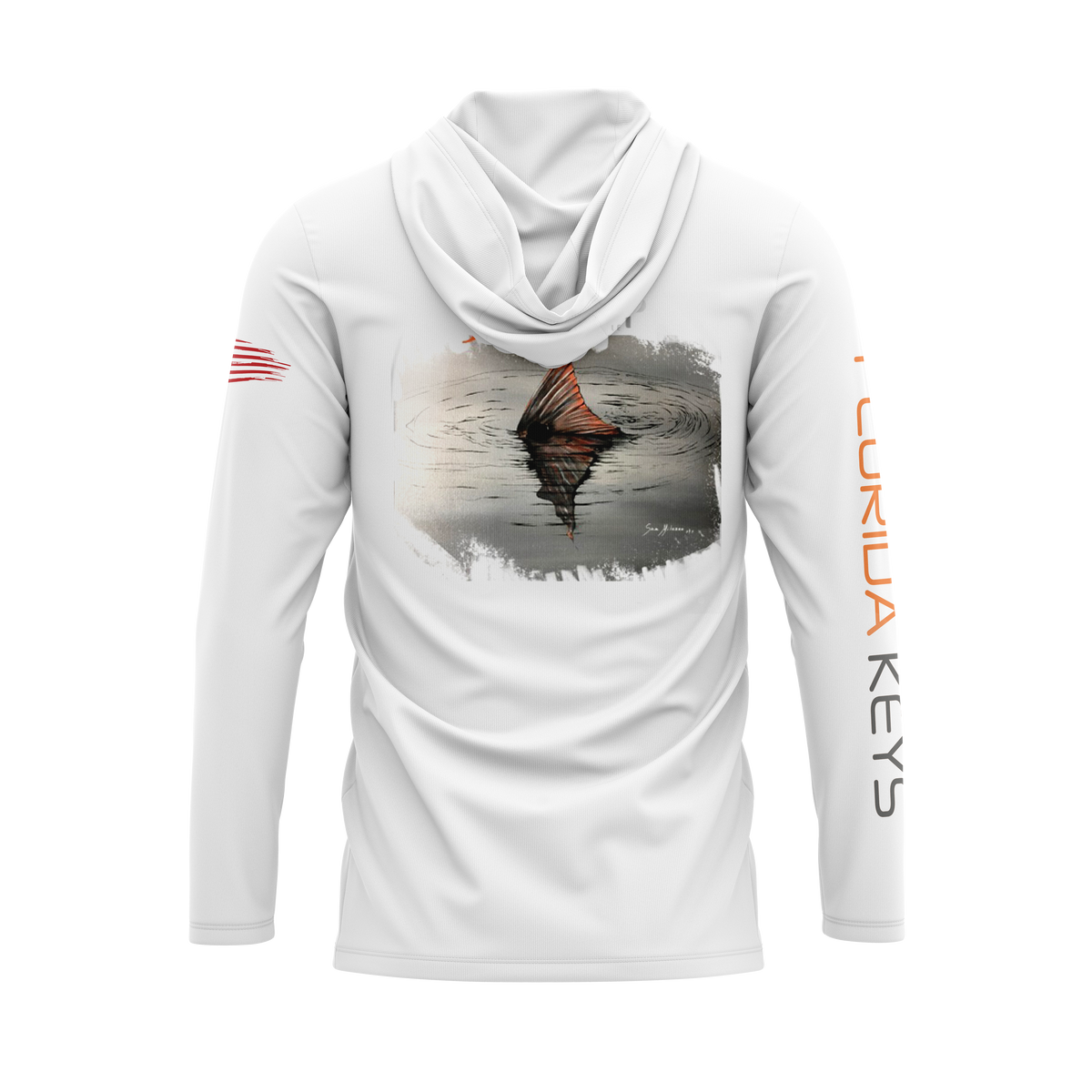 Sam Milazzo Collection | Redfish | Long Sleeve Hoodie | Keysdeep – Keys ...