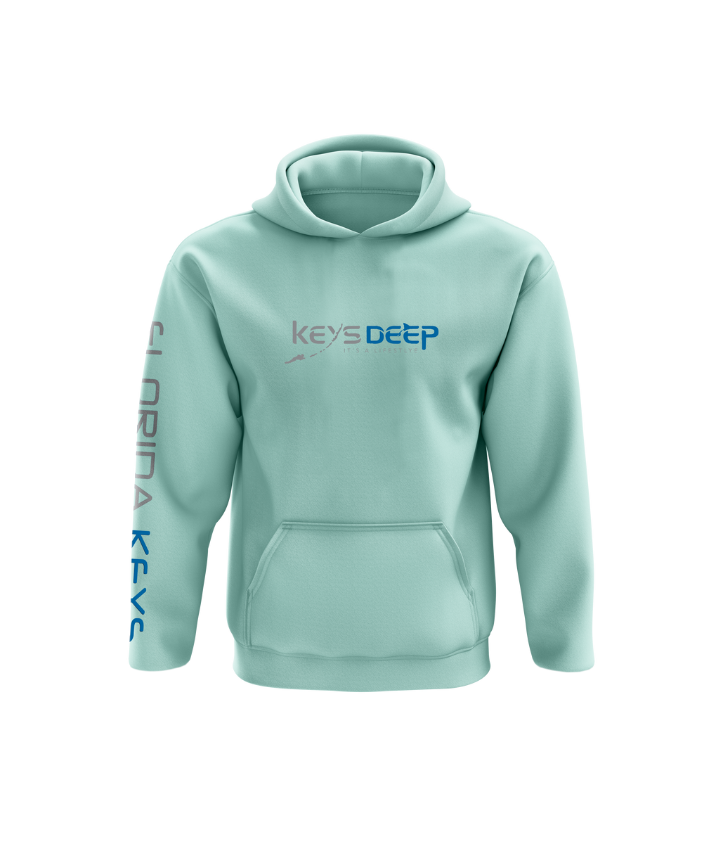Mahi Hooks | Sea-foam | Sweater – Keys Deep Apparel